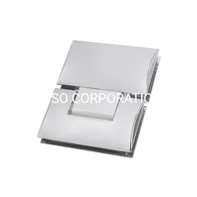 Metal Glass To Glass 180 Degree Sanitary Ware Hardware Brass Bathroom ...