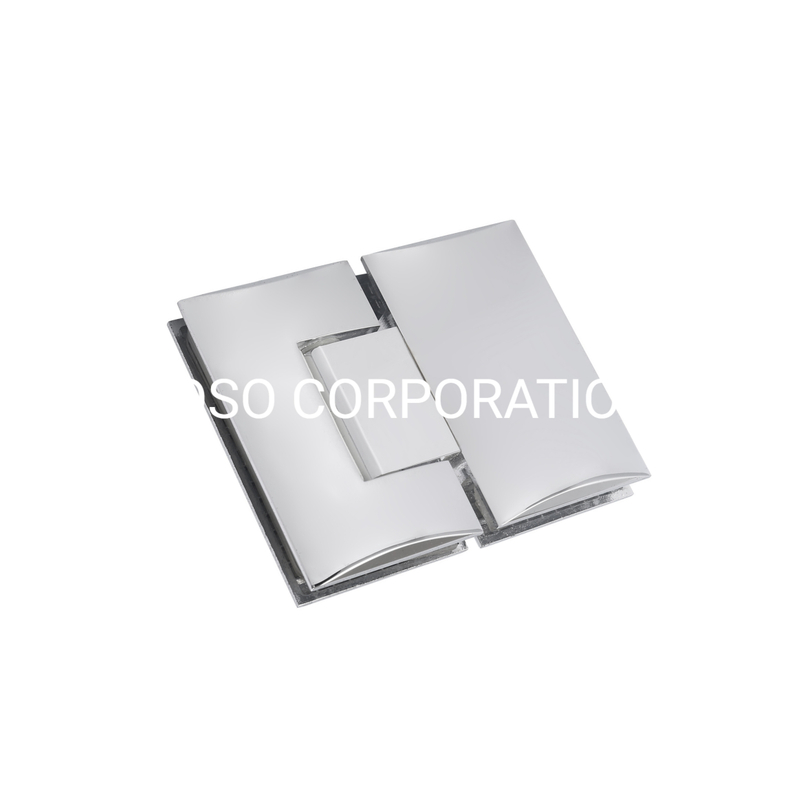 Metal Glass To Glass 180 Degree Sanitary Ware Hardware Brass Bathroom ...